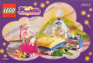 LEGO 5823 The Good Fairy's Bedroom Instructions and Parts List