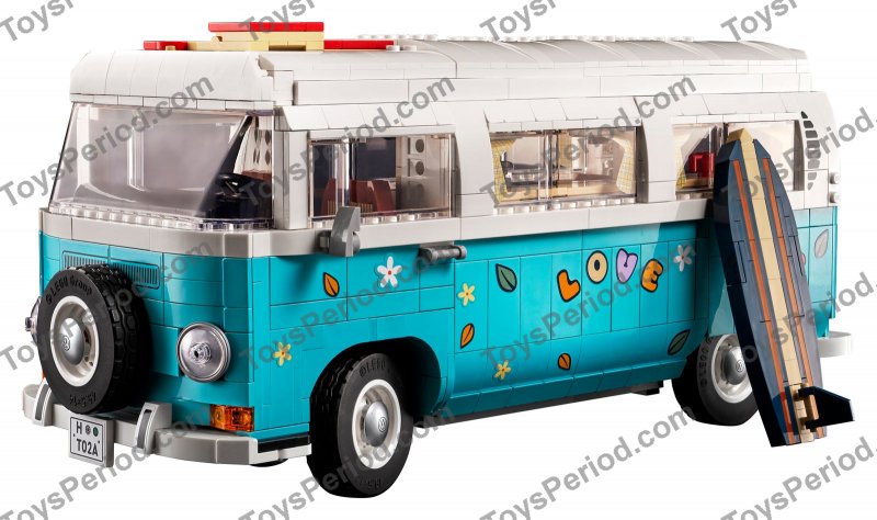 LEGO 10279 Volkswagen T2 Camper Van Set Parts List
