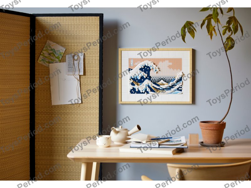 LEGO 31208 Hokusai - The Great Wave Set Parts List