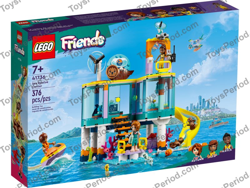 LEGO 41736 Sea Rescue Center Set Parts List