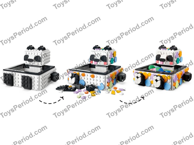 LEGO 41959 Cute Panda Tray Set Parts List