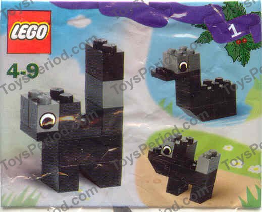 LEGO 4524-2 Advent Calendar 2002, Creator (Day1) Squirrel Set Parts List