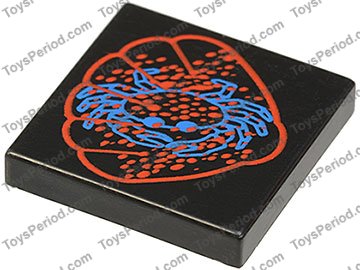 LEGO Sets with Part 3068px10 Tile 2 x 2 with Blue and Red Scallop and ...