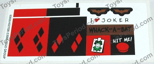 LEGO Sets with Part 7886stk01 Sticker Sheet for Set 7886 - (63055/4527028)