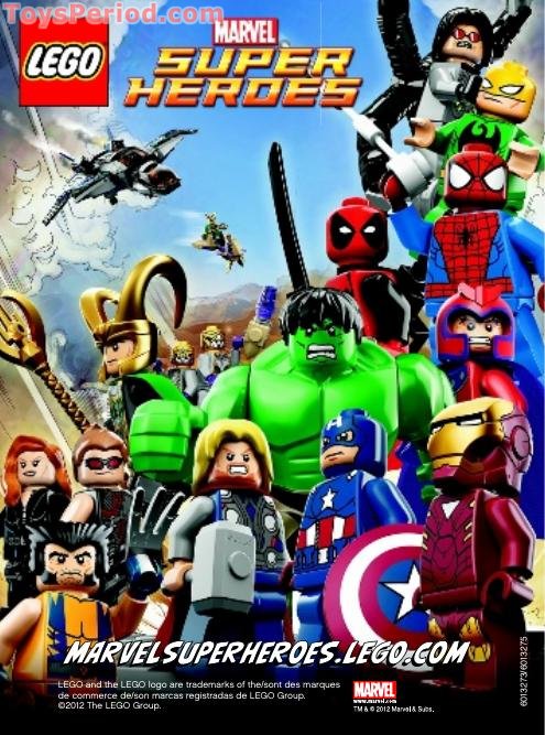 LEGO 6866 Wolverine's Chopper Showdown Instructions and Parts List