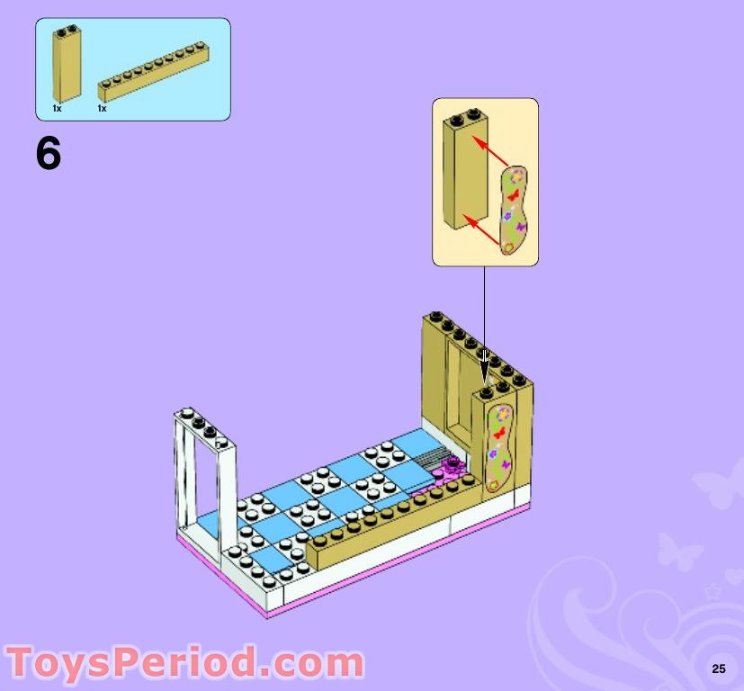 LEGO 3315 Olivia's House Instructions and Parts List