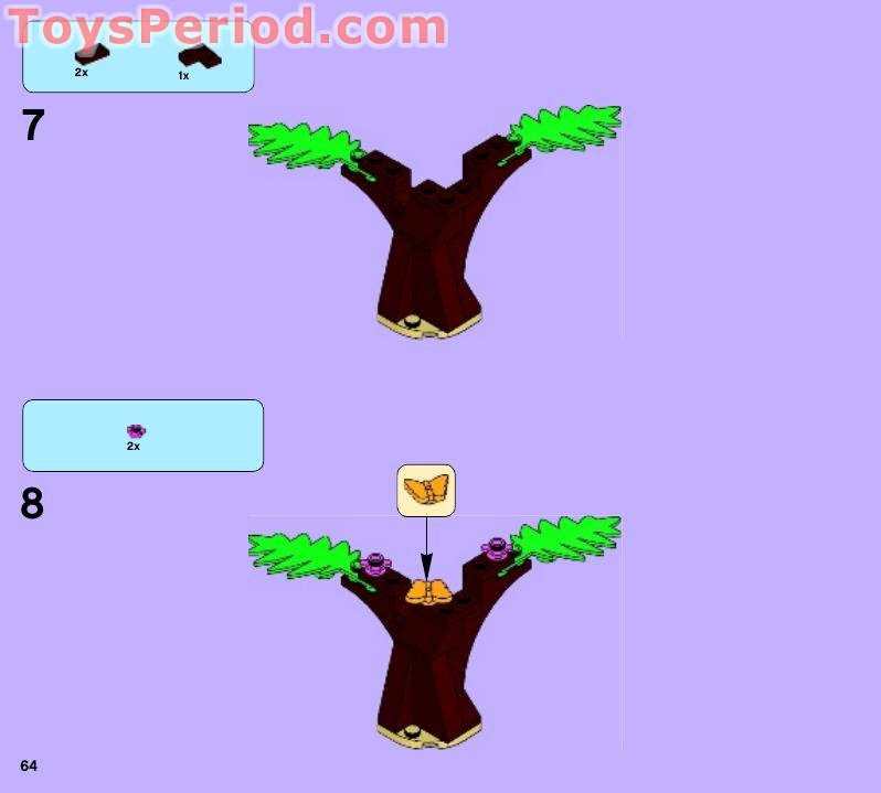 LEGO 41008 Heartlake City Pool Instructions and Parts List