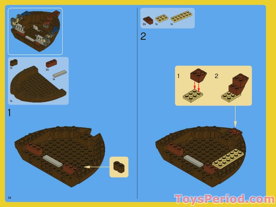 LEGO 10210 Imperial Flagship Instructions and Parts List