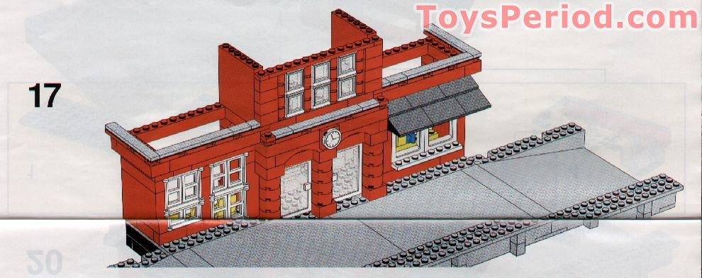 LEGO 2150 Train Station Instructions and Parts List