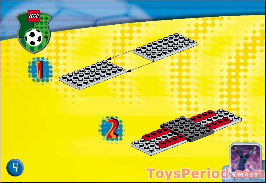 LEGO 3407 Red Bus Instructions and Parts List