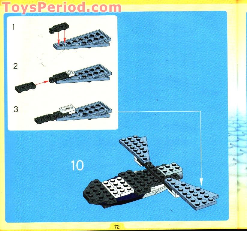 LEGO 4506 Deep Sea Predators Instructions and Parts List