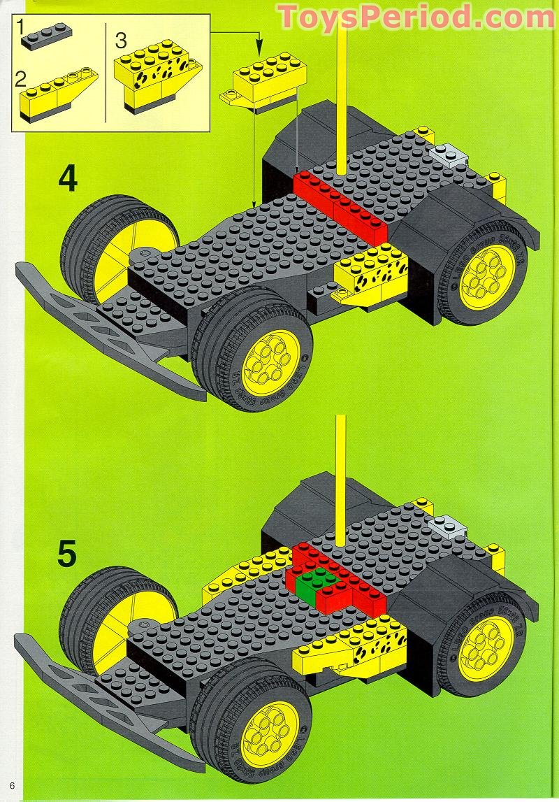LEGO 5600 Radio Control Racer Instructions and Parts List