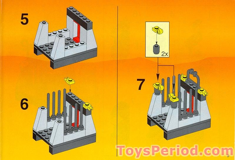 LEGO 6047 Traitor Transport Instructions and Parts List