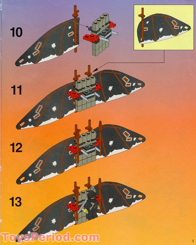 LEGO 6088 Robber's Retreat Instructions and Parts List