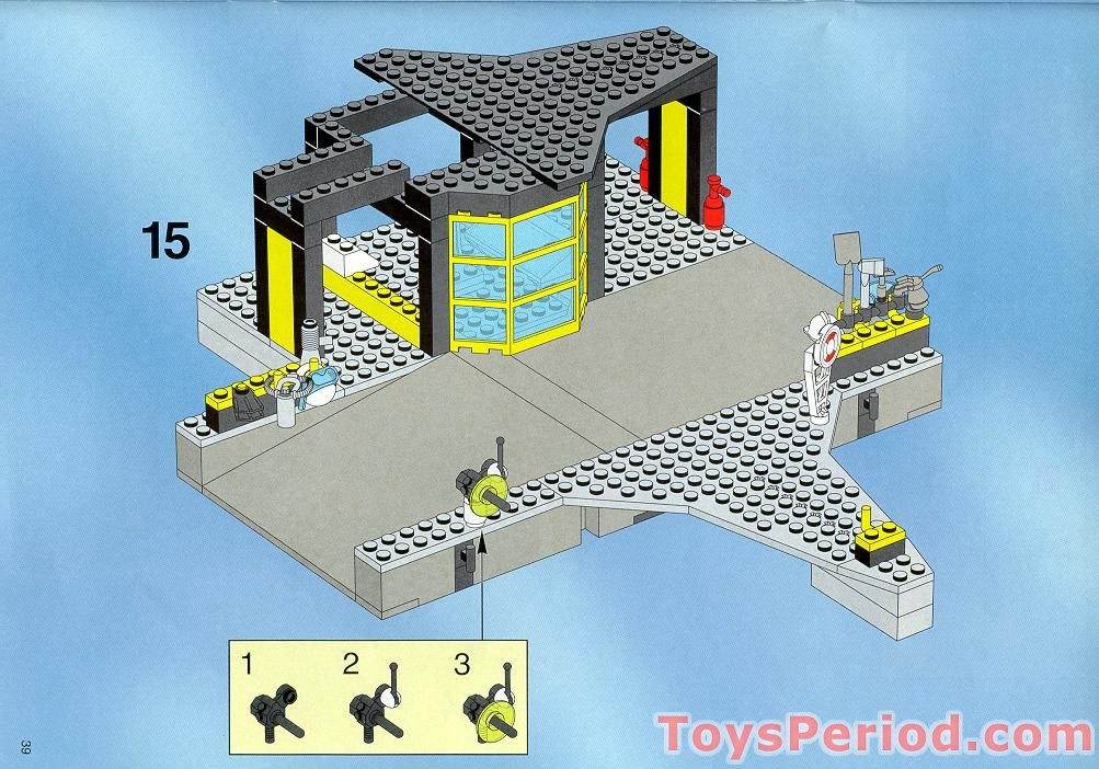 LEGO 6479 Emergency Response Center Instructions and Parts List