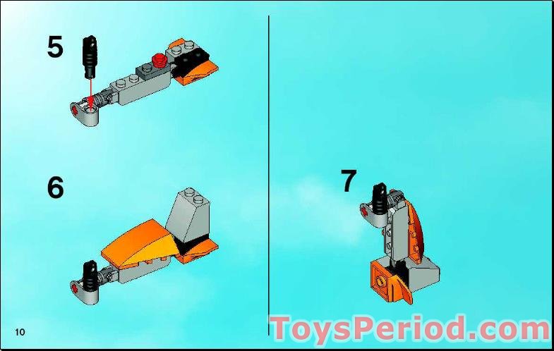 LEGO 7708 Uplink Instructions and Parts List