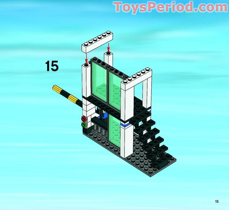 LEGO 7743 Police Command Center Instructions and Parts List