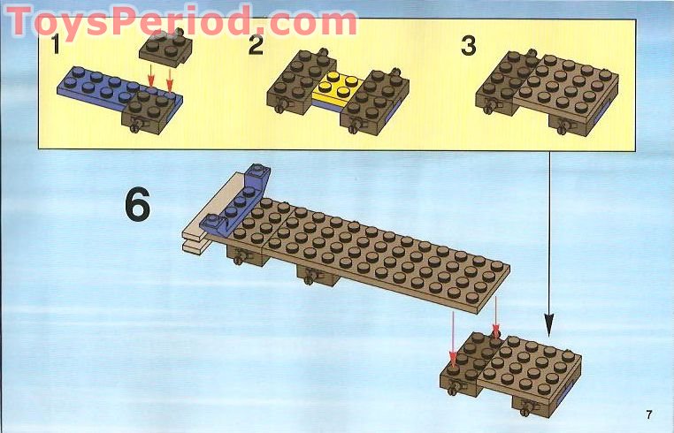 LEGO 7990 Cement Mixer Instructions and Parts List