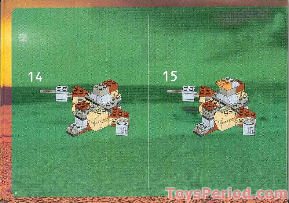 LEGO 7316 Excavation Searcher Instructions and Parts List