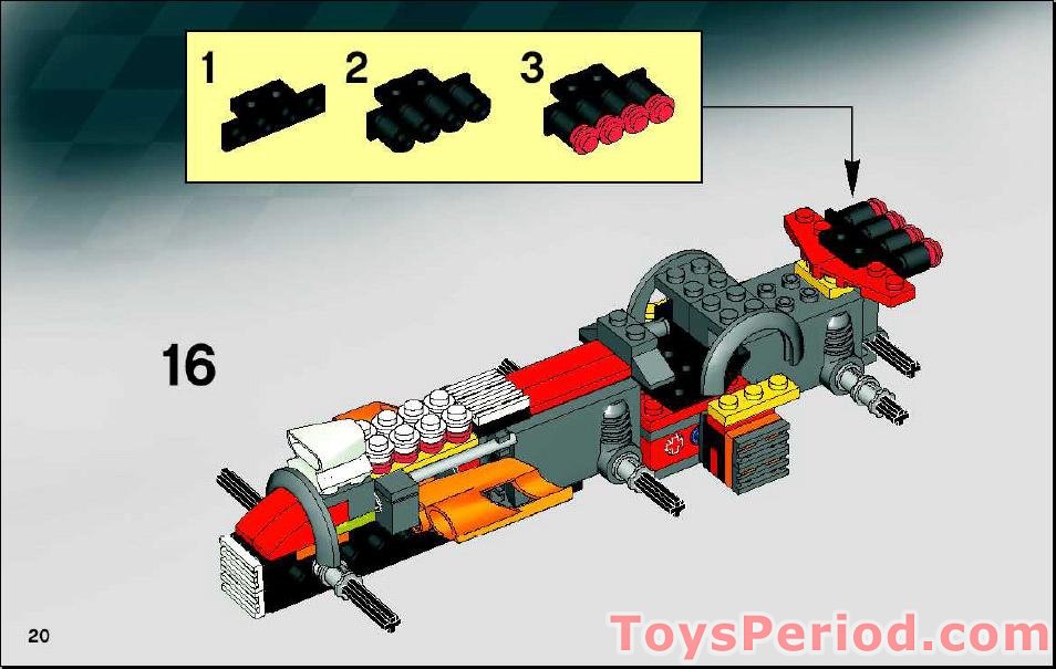 LEGO 8670 Jump Master Instructions and Parts List