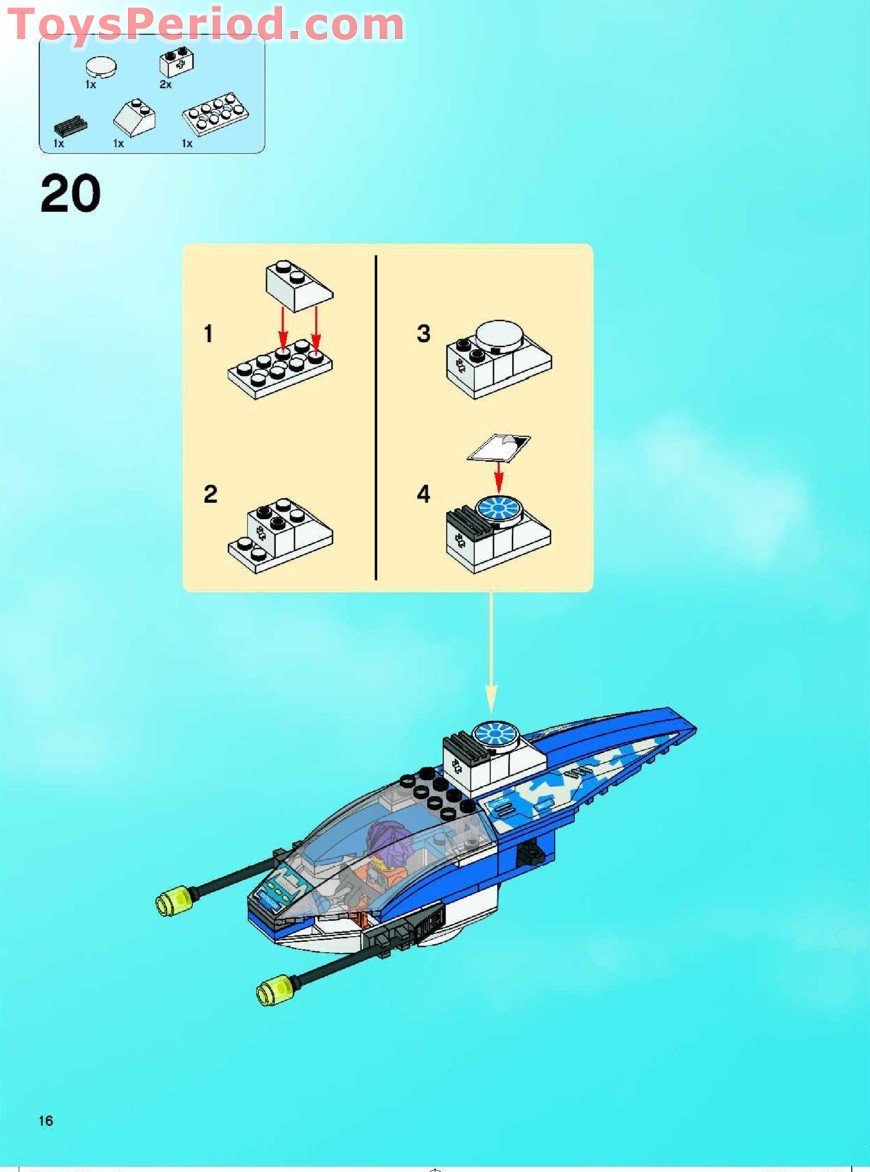 LEGO 8118 Hybrid Rescue Tank Instructions and Parts List