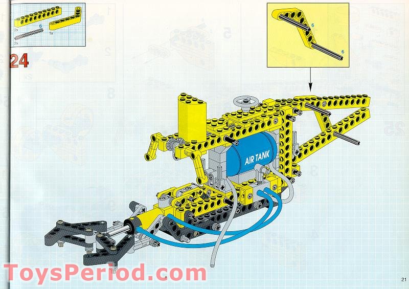 LEGO 8250 Search Sub Instructions and Parts List