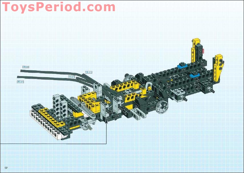 LEGO 8431 Pneumatic Crane Truck Instructions and Parts List
