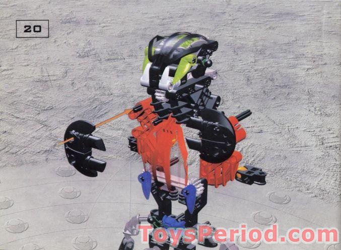 LEGO 8561 Nuhvok Instructions and Parts List