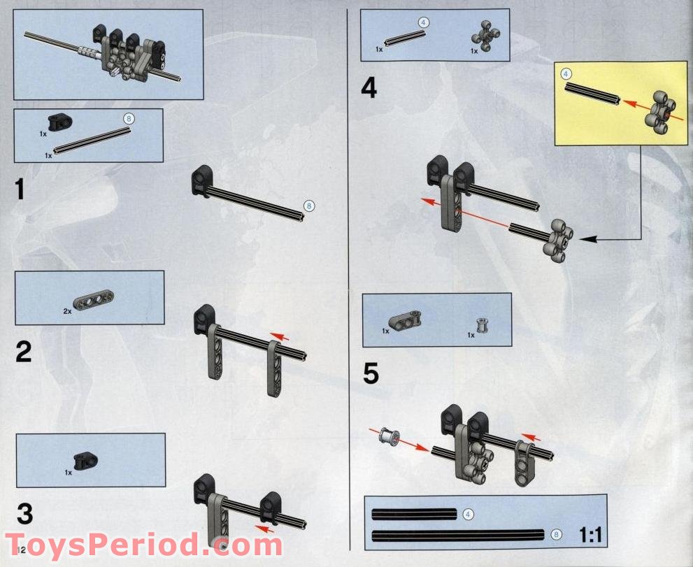 LEGO 8596 Takanuva Instructions and Parts List