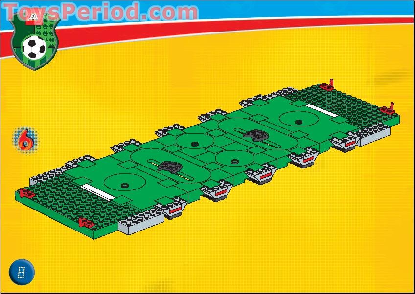 LEGO 3421 3 v 3 Shootout Instructions and Parts List