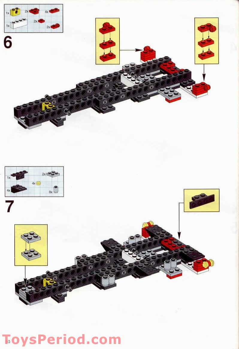 LEGO 5591 Mach II Red Bird Rig Instructions and Parts List