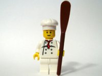 LEGO 7724-11 Advent Calendar 2008, City (Day 10) Chef and Paddle Set ...