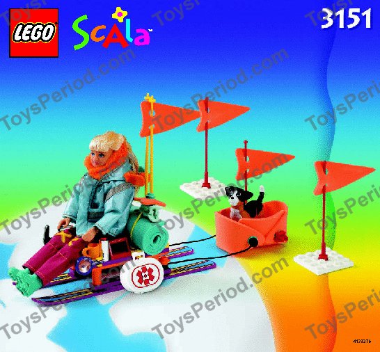 LEGO 3151 Emma on the Move Instructions and Parts List