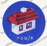 LEGO 700.6 Gift Package (LEGO Mursten) Set Parts List