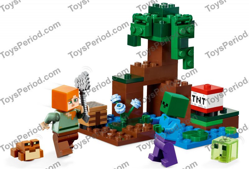 LEGO 21240 The Swamp Adventure Set Parts List