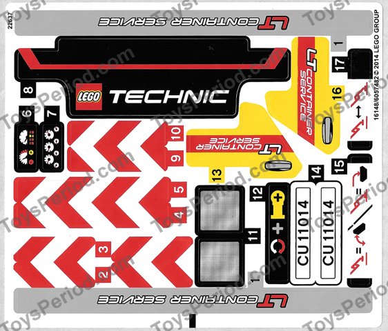 LEGO Sets with Part 42024stk01 Sticker Sheet for Set 42024 - (16148/ ...