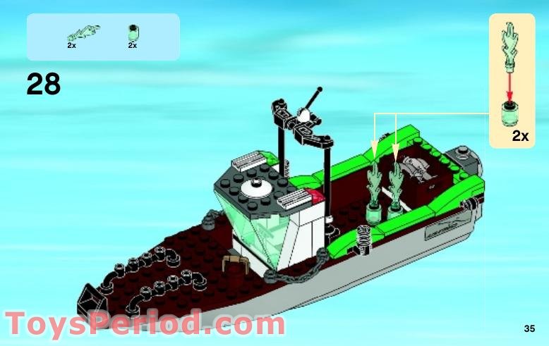 LEGO 60015 Coast Guard Plane Instructions and Parts List