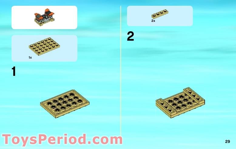 LEGO 60022 Cargo Terminal Instructions and Parts List