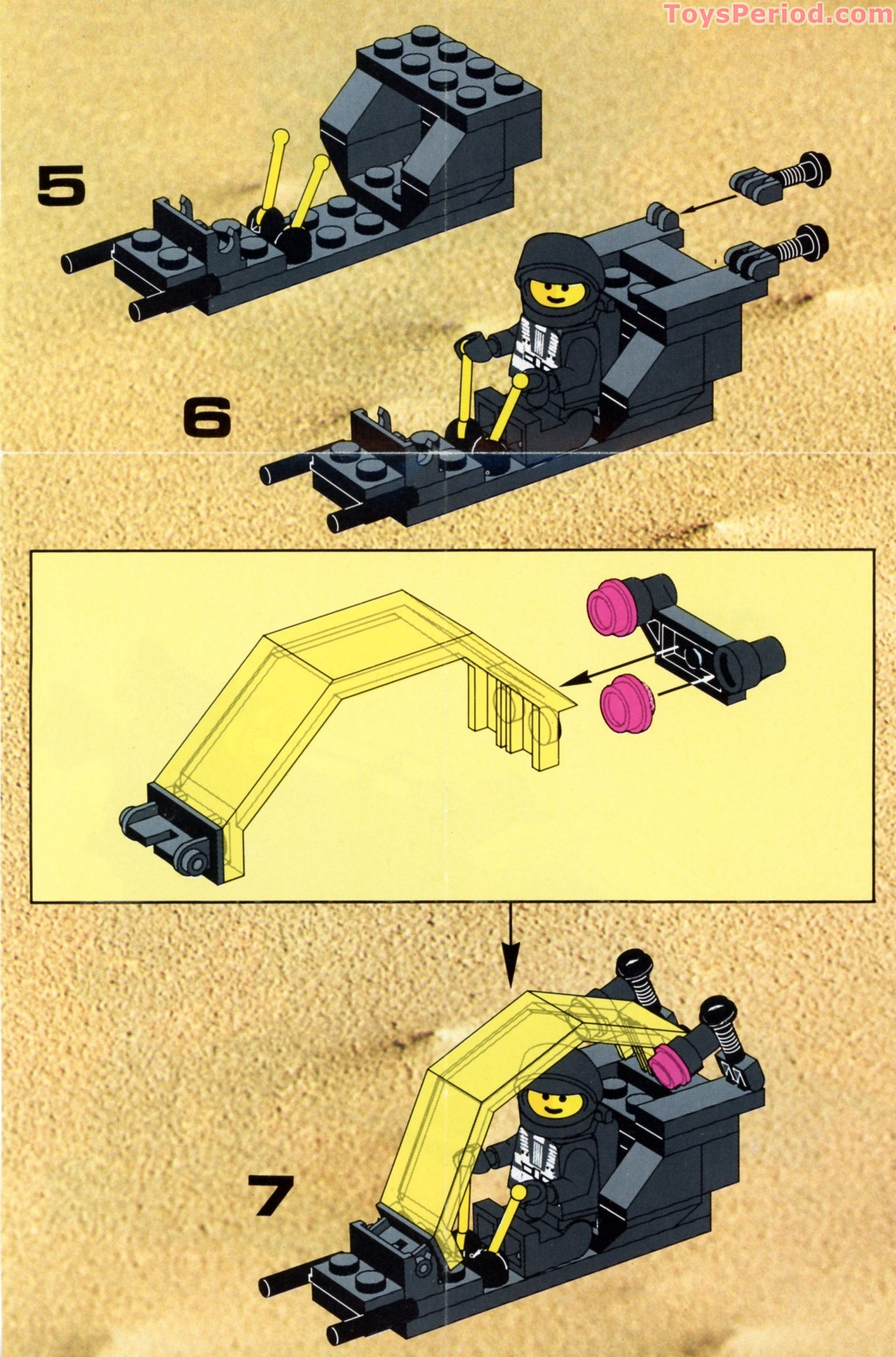 LEGO 6876 Alienator Instructions and Parts List