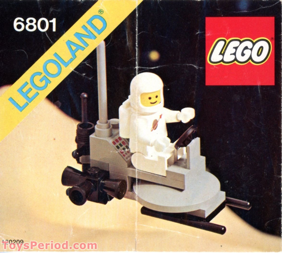 LEGO 6801 Space Scooter Instructions and Parts List