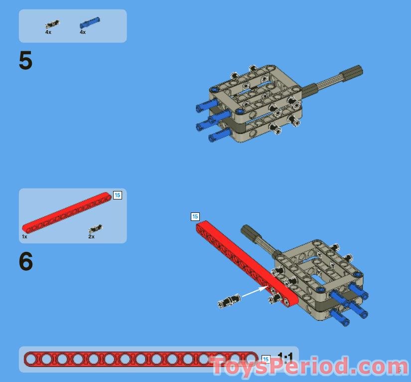 LEGO 8081 Extreme Cruiser Instructions and Parts List