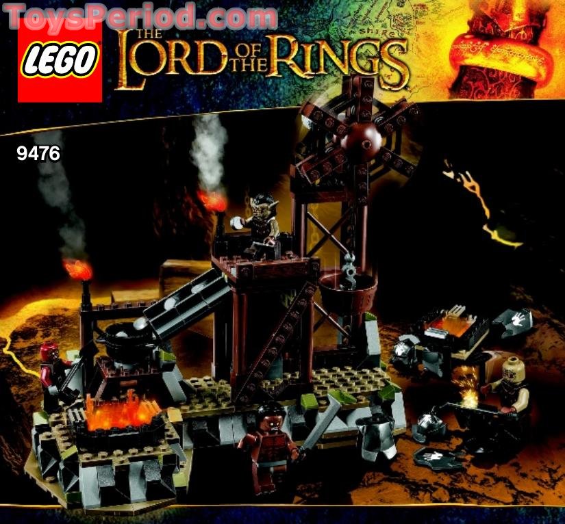 LEGO 9476 The Orc Forge Instructions and Parts List