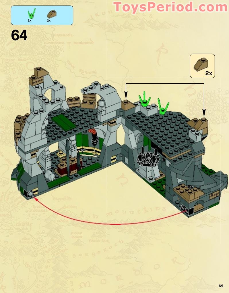 LEGO 9472 Attack on Weathertop Instructions and Parts List