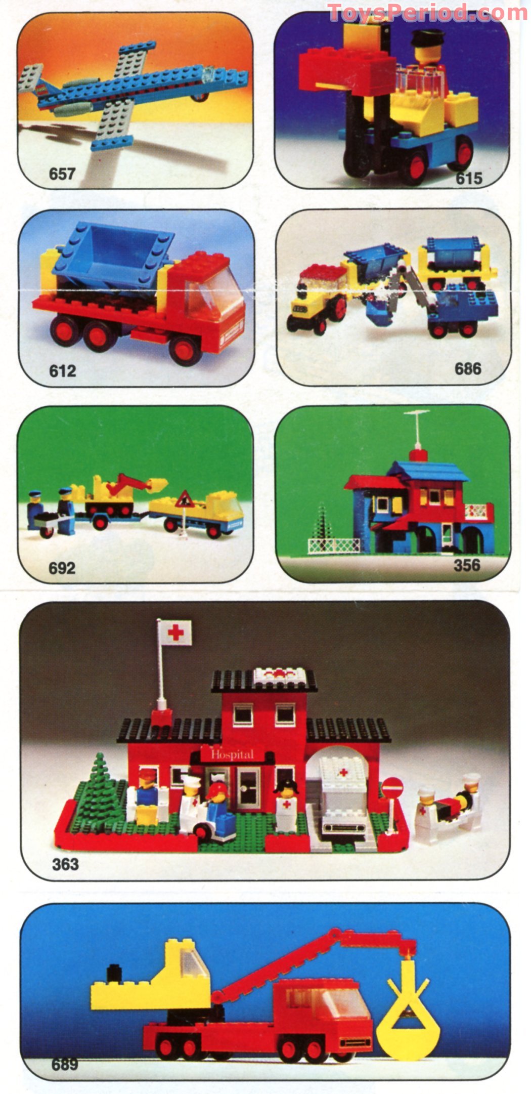 LEGO 694 Transport Truck Instructions and Parts List
