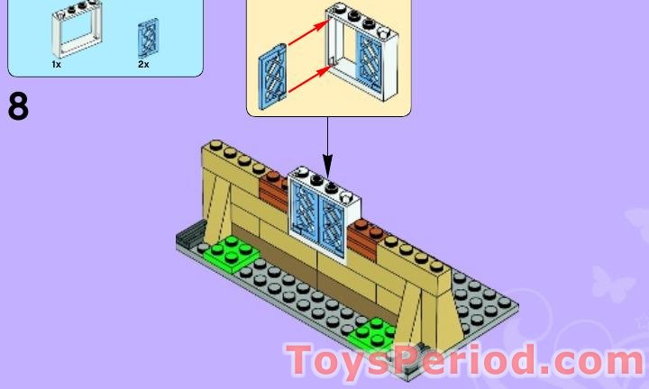 LEGO 3185 Summer Riding Camp Instructions and Parts List
