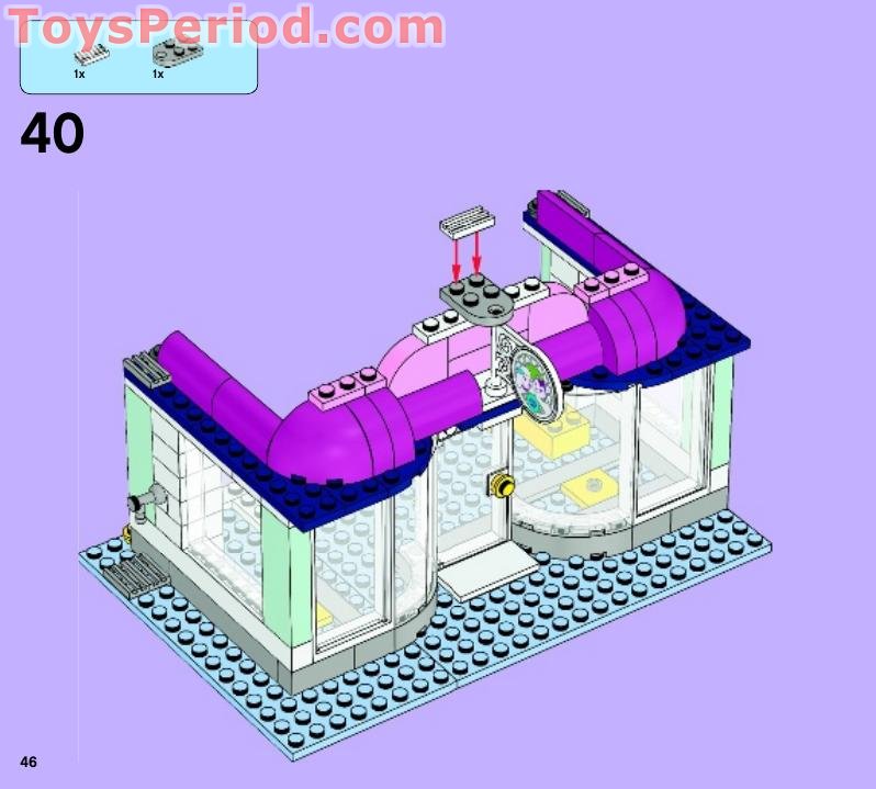 LEGO 41007 Heartlake Pet Salon Instructions and Parts List