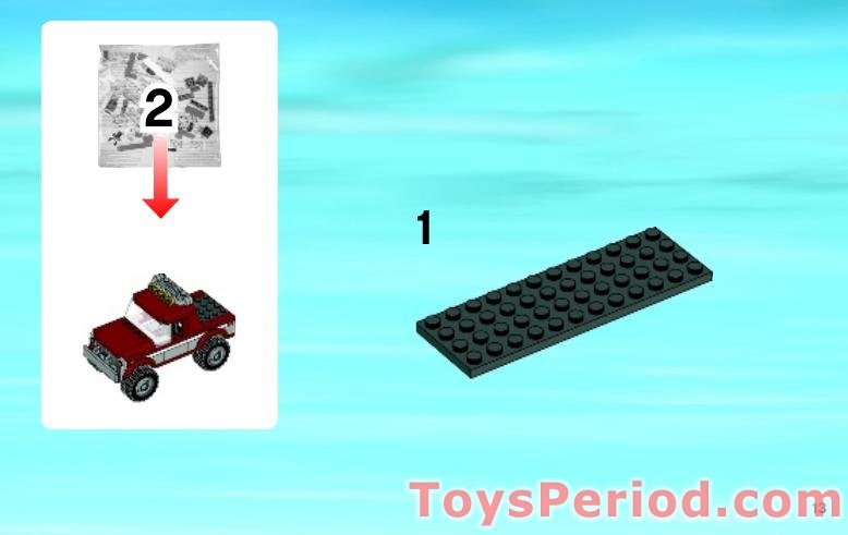 LEGO 4437 Police Pursuit Instructions and Parts List