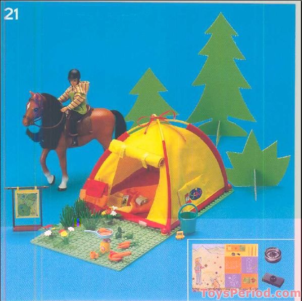 LEGO 3143 Camping Trip Instructions and Parts List
