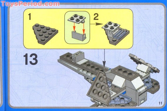 LEGO 4493 Mini Sith Infiltrator Instructions and Parts List