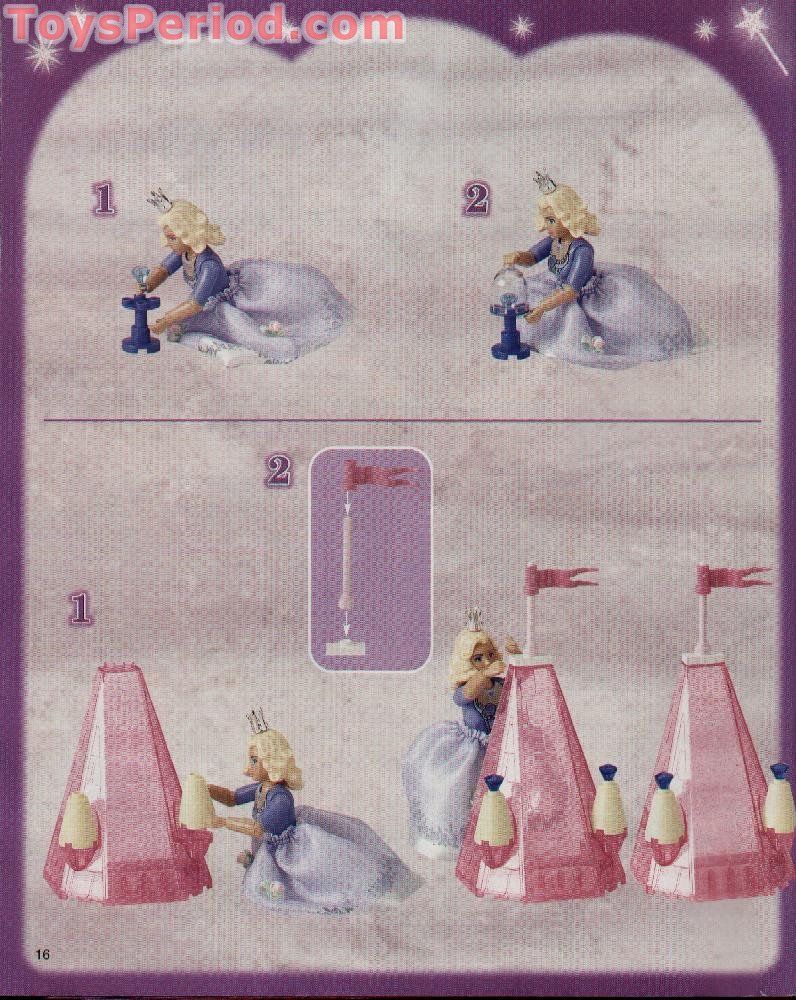 LEGO 5808 The Enchanted Palace Instructions and Parts List